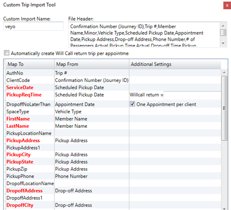 Creating Custom Imports File Format