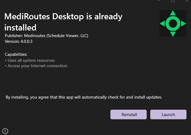 Installing Our Desktop Application
