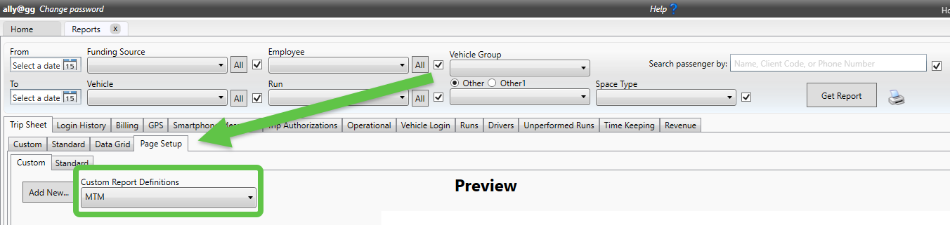 MTM Manual Billing Report Format