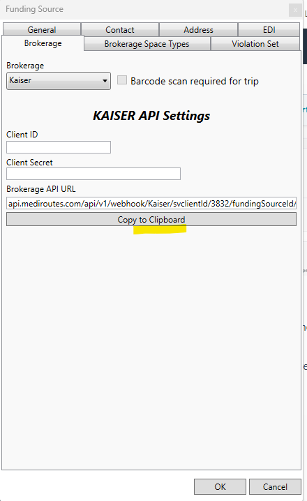 Kaiser / Vectorcare API Set Up Process